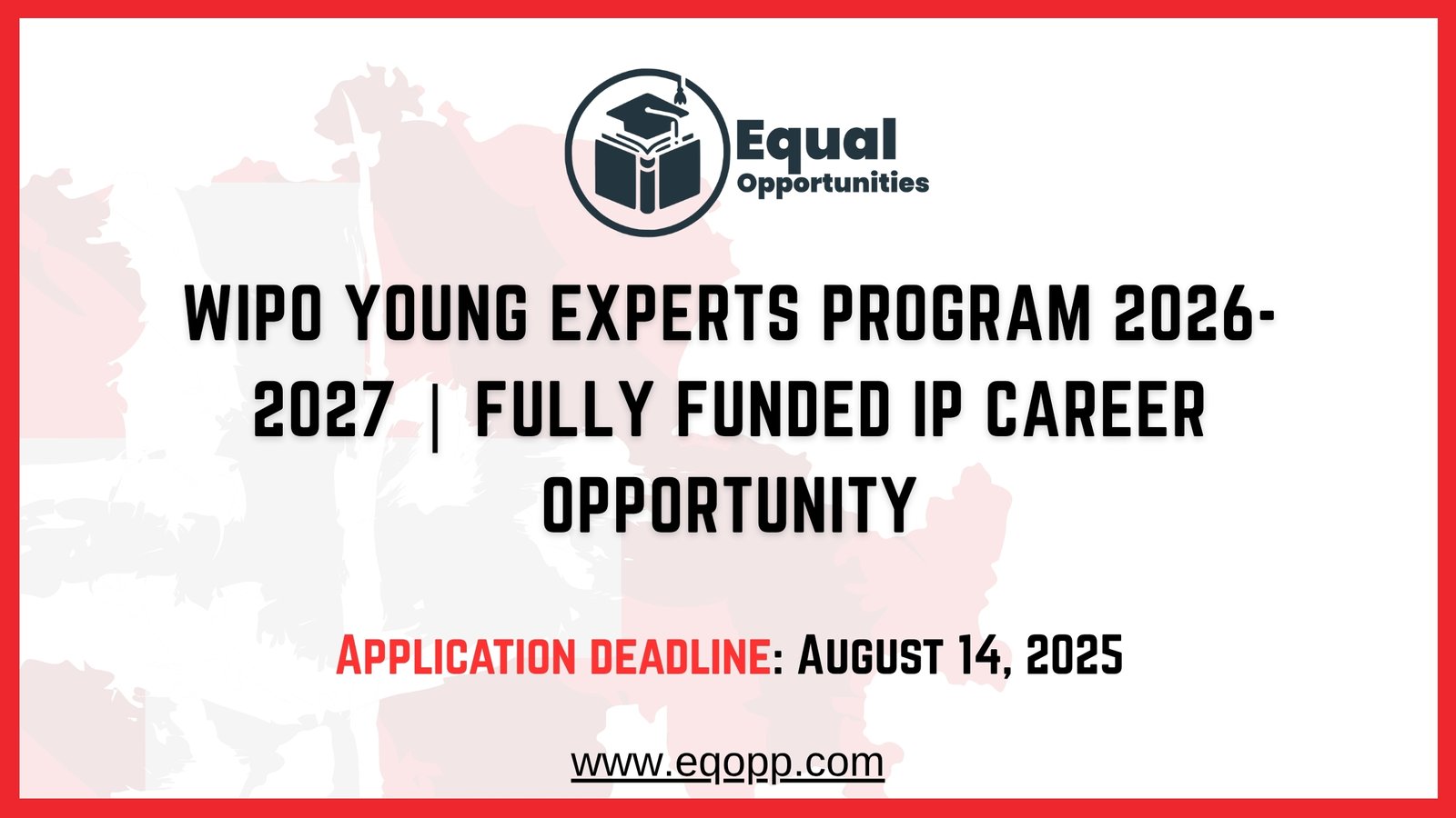 WIPO Young Experts Program 2026-2027 | Fully Funded