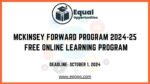 McKinsey Forward Program 2024 | Free Online Learning Program