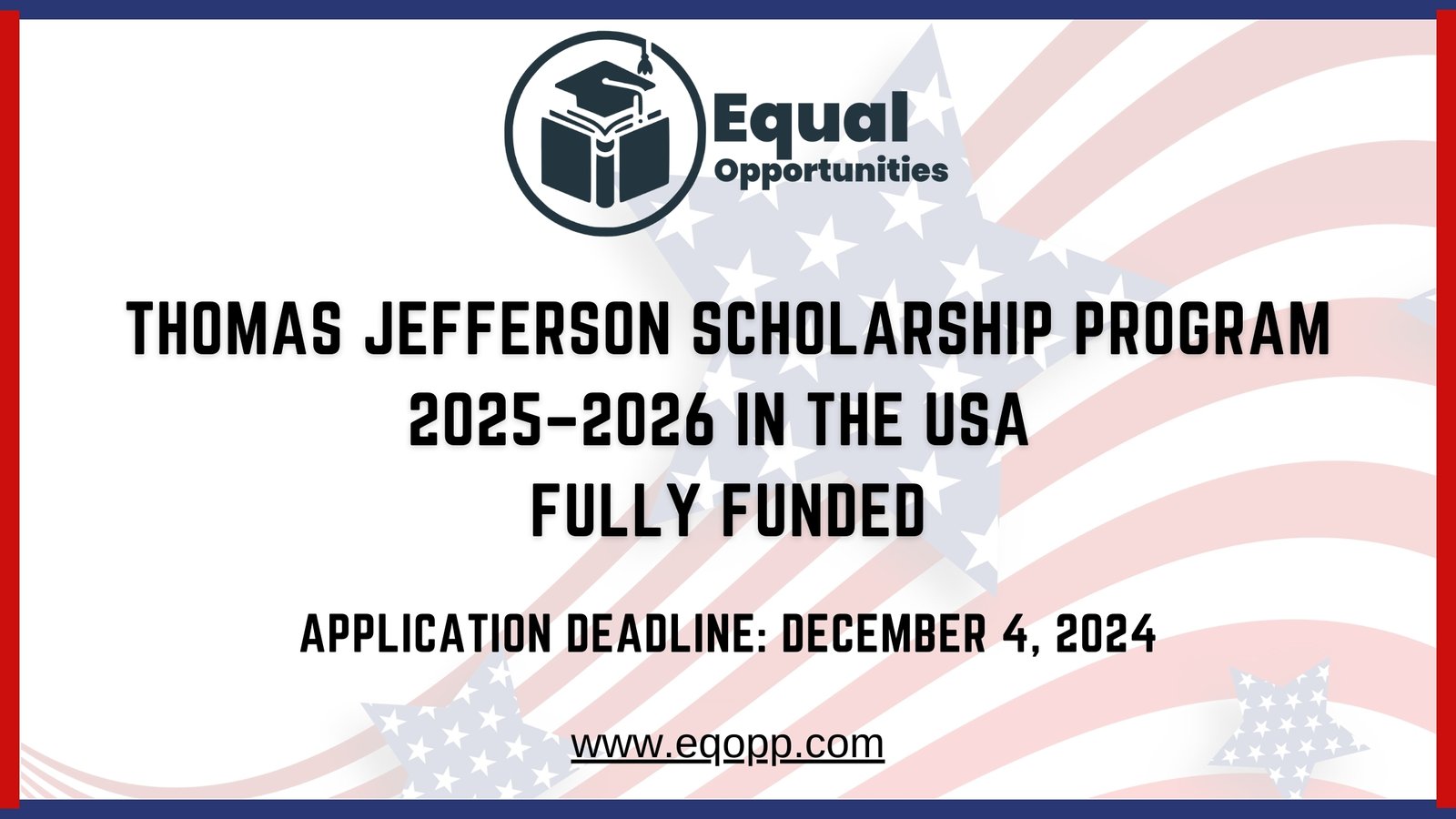 Thomas Jefferson Scholarship Program in the USA | Fully Funded