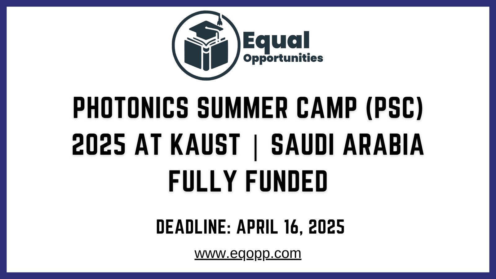 Photonics Summer Camp (PSC) 2025 at KAUST | Fully Funded